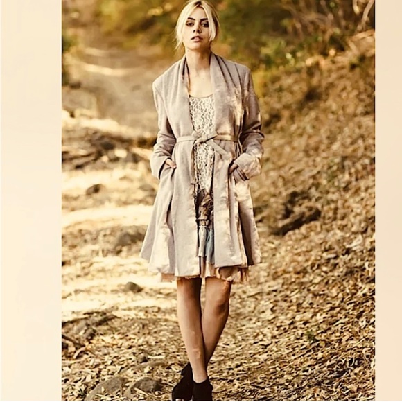 Anthropologie | Jackets & Coats | Ryu Anthropologie Large Classy Beige ...